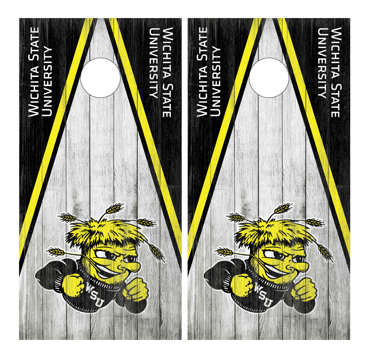 Wichita State WSU Shockers Cornhole Board Wraps – Prime Board Wraps